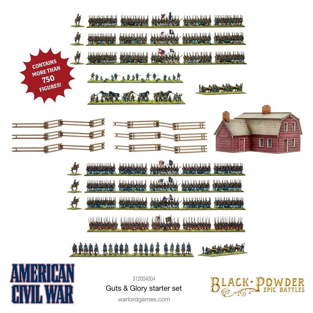 Купить BP Epic Battles: American Civil War Guts & Glory Starter Set ...