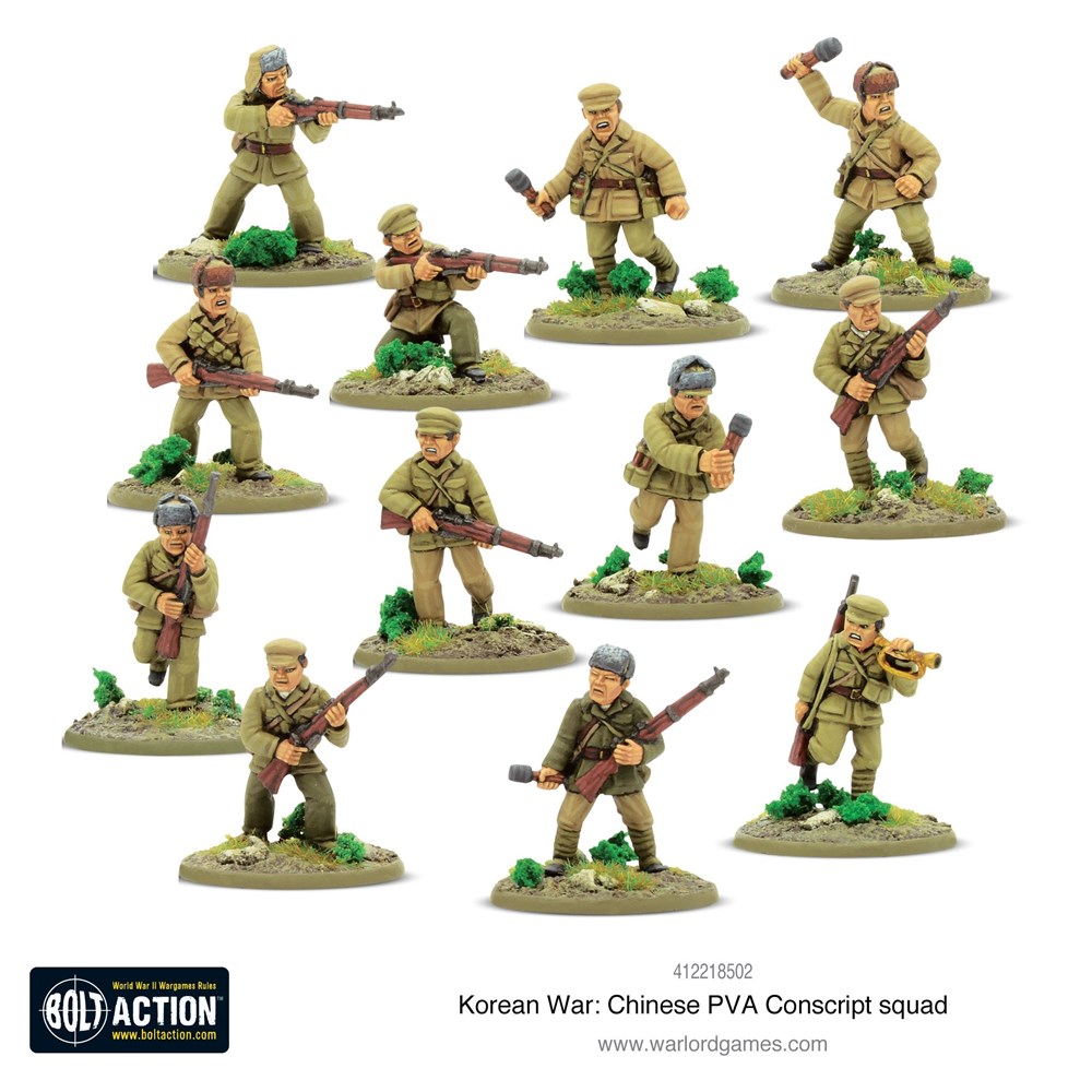 Купить Bolt Action Korean War: Chinese PVA Conscript Squad цена 3 040 ...